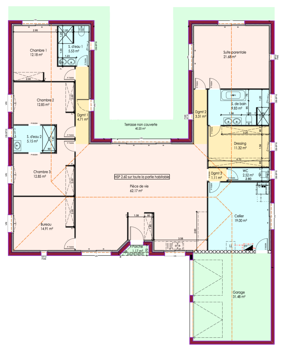 Présentation de 5 modèles de plans de maisons en U - Maisons Côte Atlantique